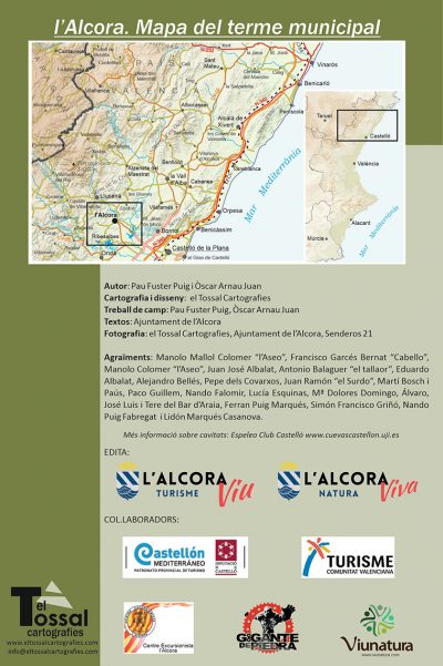 Mapa del terme municipal de l' Alcora - El Tossal Cartografies