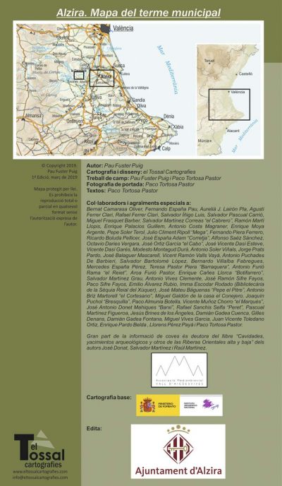 Mapa del término municipal de Alzira - El Tossal Cartografies