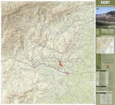 Mapa del terme municipal de Xert - El Tossal Cartografies