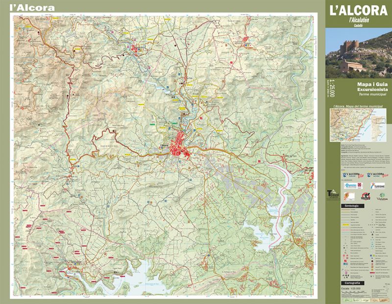 Mapa del terme municipal de l' Alcora - El Tossal Cartografies