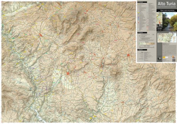 Doble mapa Alto Turia - El Tossal Cartografies